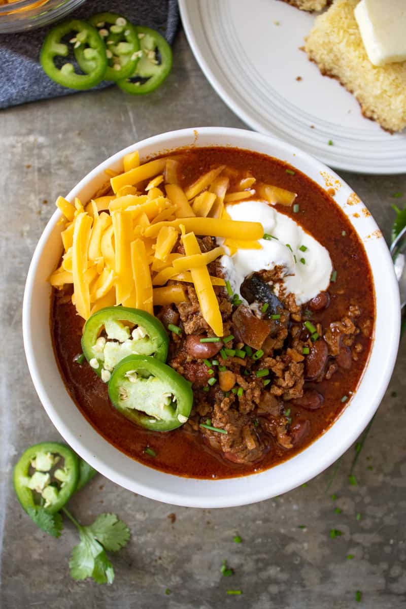 Chilli Con Carne With Cornbread Topping