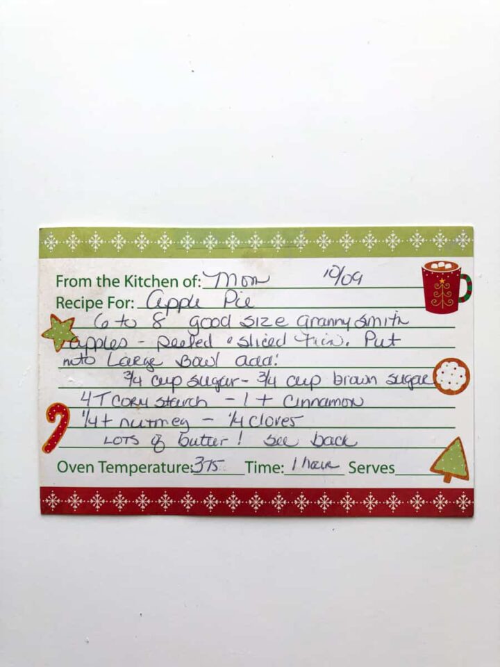 My Mom's Apple Pie Recipe - Fueling a Southern Soul