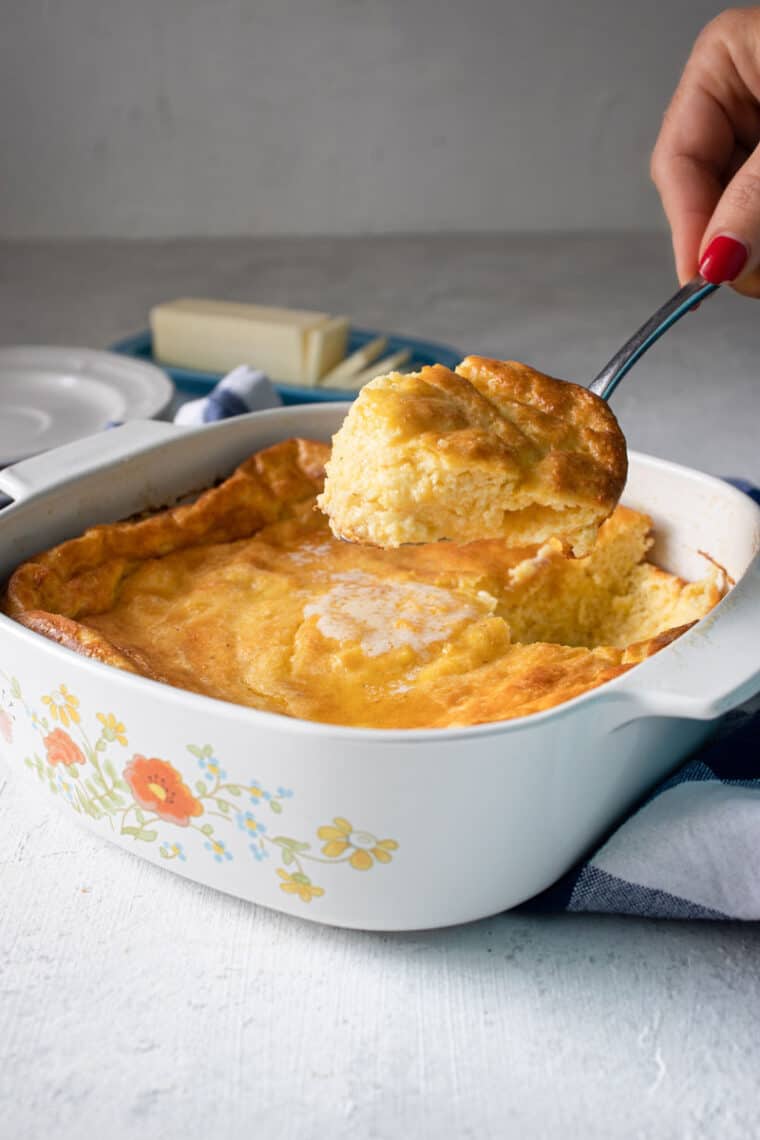 Classic Southern-Style Spoon Bread - Fueling a Southern Soul