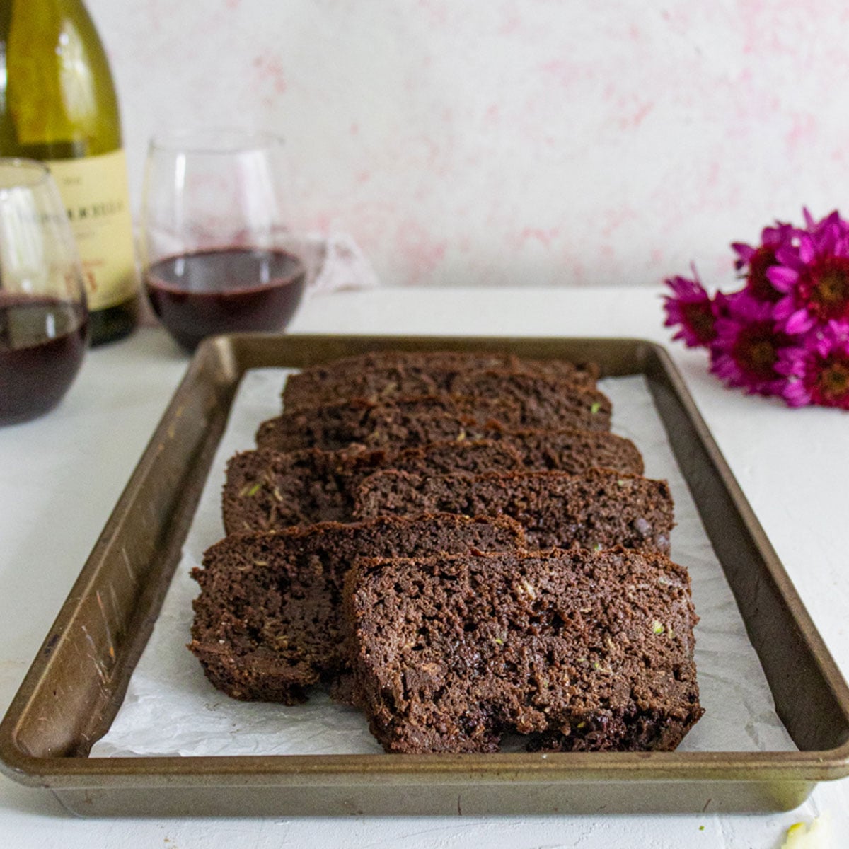 Dark Chocolate Zucchini Bread {made with Kodiak Cakes} - Fueling a ...