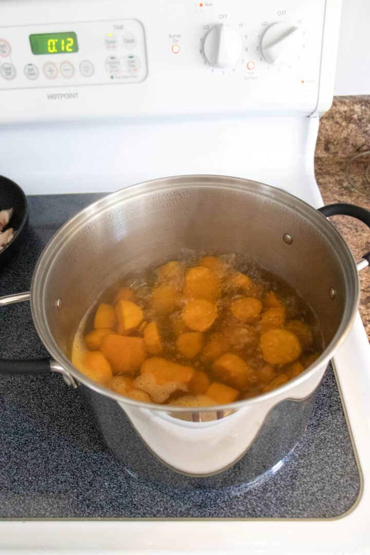 Sweet Potato Casserole with Crunchy Cornflake Topping - Fueling a ...