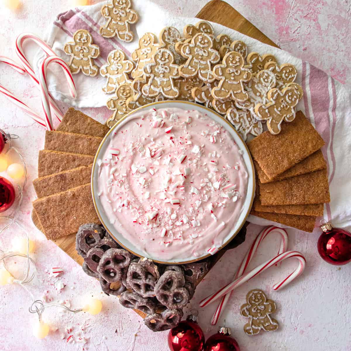 10 Minute Peppermint Candy Cane Dip - Fueling a Southern Soul