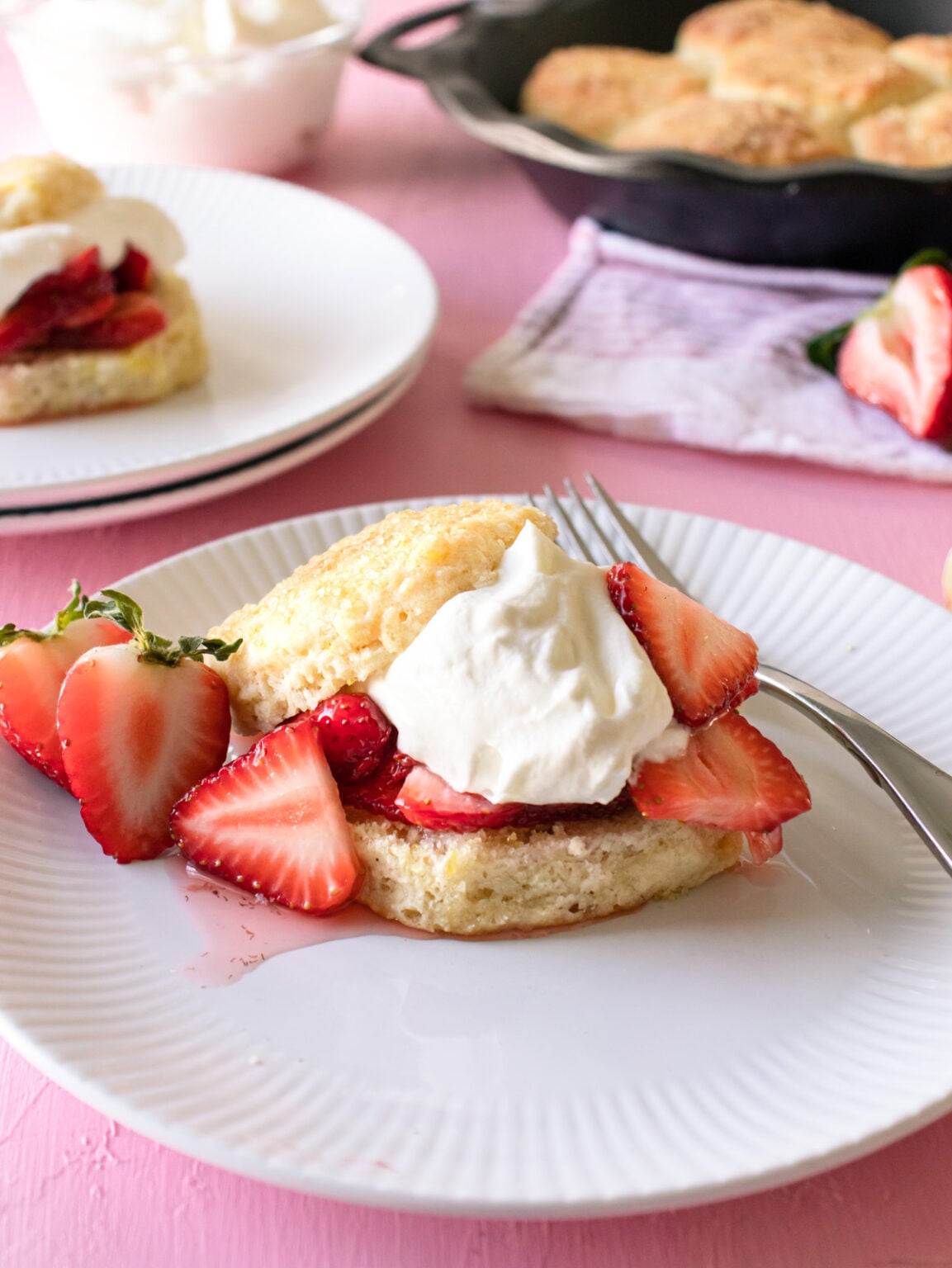 Sweet and Tender Strawberry Shortcake Biscuits - Fueling a Southern Soul