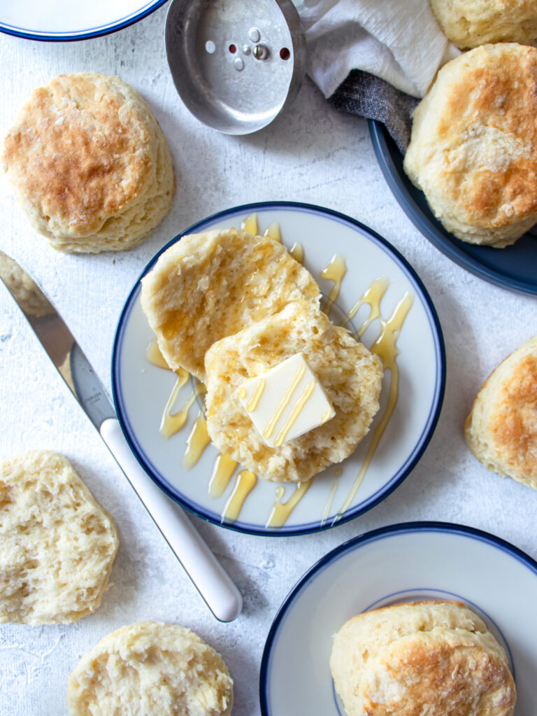Southern Buttermilk Angel Biscuits (Tender!) - Fueling a Southern Soul