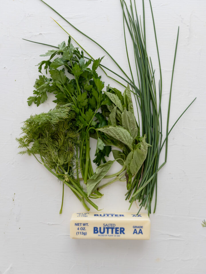 Homemade Garlic and Fresh Herb Butter - Fueling a Southern Soul