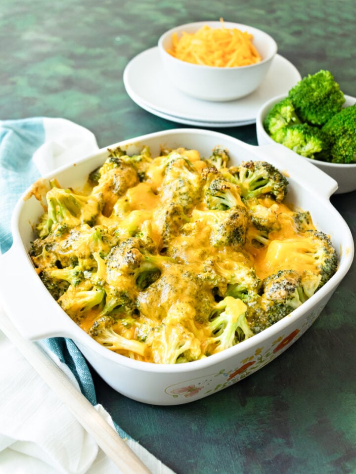 Southern Baked Broccoli Rice and Cheese Casserole - Fueling a Southern Soul