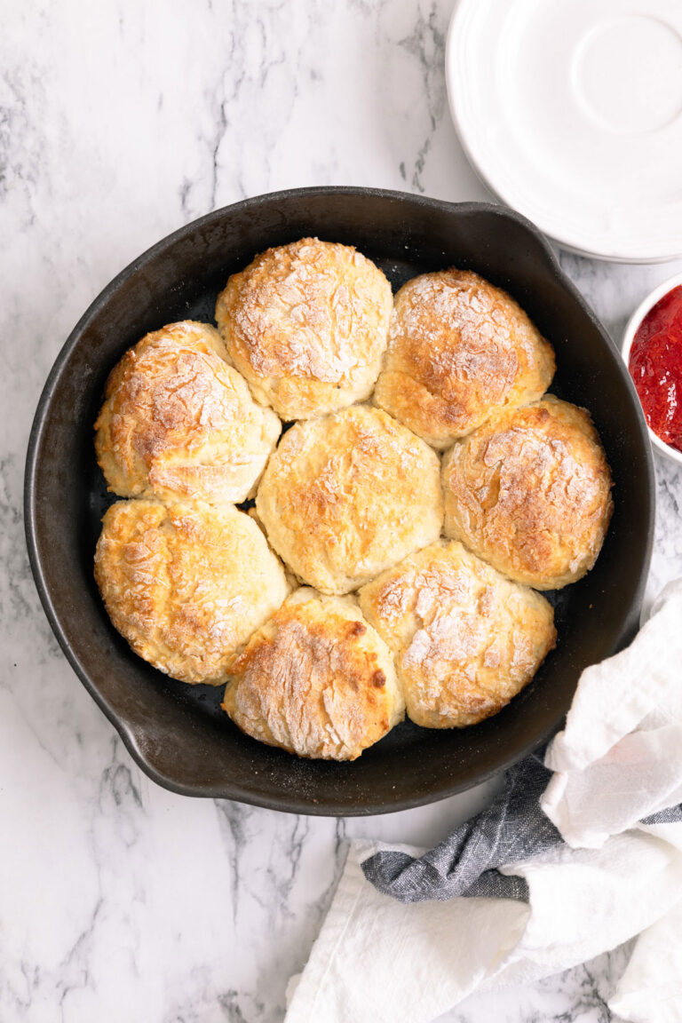 Leftover Mashed Potato Buttermilk Biscuits (Tender!) - Fueling a ...