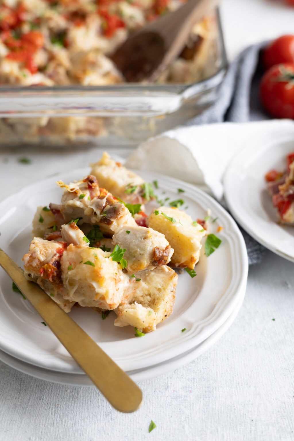 Kentucky Hot Brown Casserole with Mornay Sauce - Fueling a Southern Soul